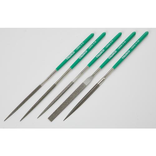TRUSCO CBN File, Precision, Set of 5, Half Round – kital-japanese