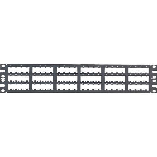 PANDUIT High Density Modular Patch Panel Frame 72 Port CPP72FMWBLY ...