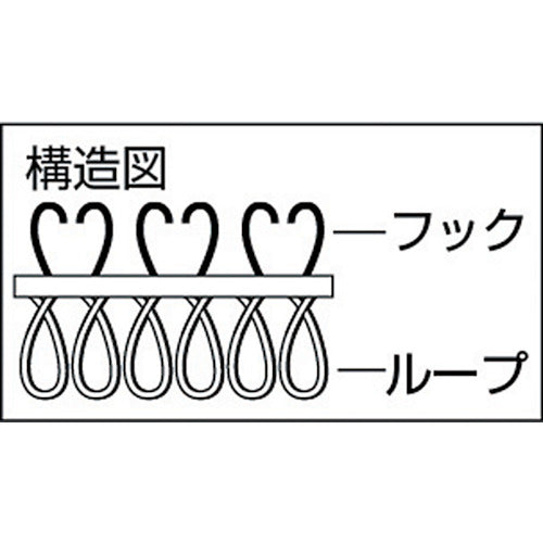 TRUSCO magic band [[R lower]] Binding tape double-sided Width 40mm x L ...