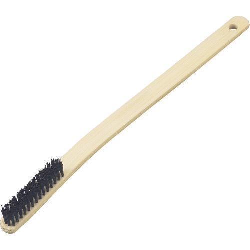 TRUSCO Mechanical Bamboo Brush Shakuichi Curved Handle Pig Hair – kital ...