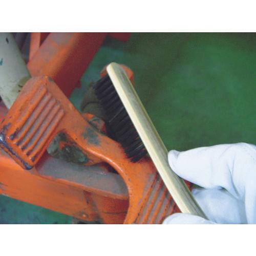 TRUSCO Mechanical Bamboo Brush Shakuichi Curved Handle Pig Hair – kital ...