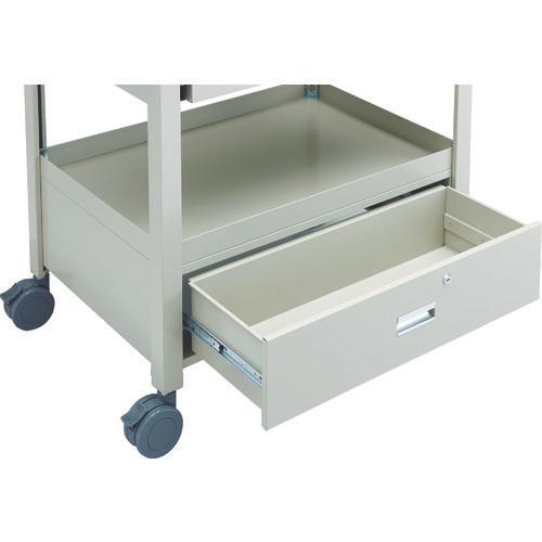 TRUSCO wagon with top plate, double-sided drawer with 1 step each on t ...