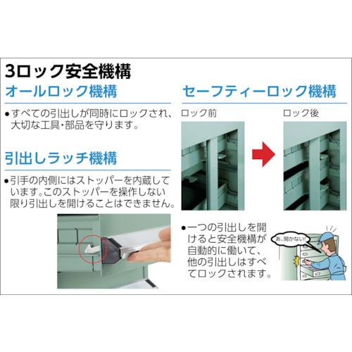 TRUSCO VE7S type cabinet 700X550XH600 3 drawers – kital-japanese